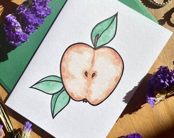 Apple-solutely Awesome Day, Birthday Greeting Card With Apple Tree ...