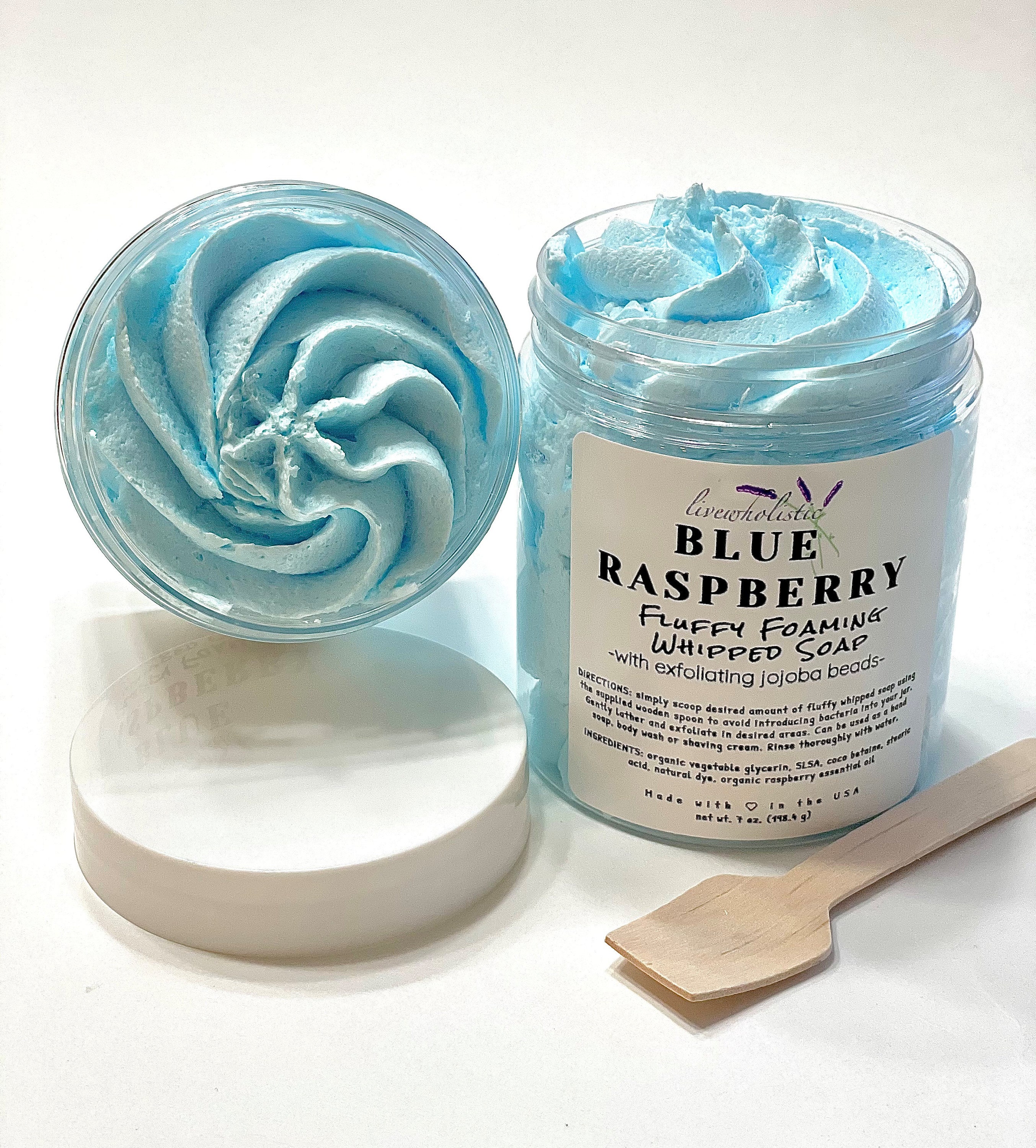 Blue Raspberry | Whipped Soap | Foaming Soap | Exfoliating Soap ...