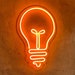 Light Bulb LED Neon Sign, Wall Decor, Wall Sign, Neon Lights - Etsy