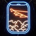 Plane Window View Neon Sign, Window Neon Sign/ Neon Sign / LED Neon ...