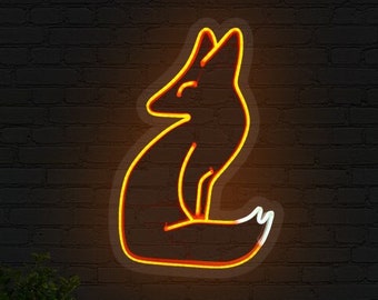 Fox Neon Light Sign - Etsy