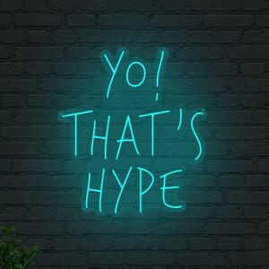 Hype Neon Sign - Etsy