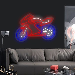 Neon LED Motorcycle LED Neon Signs, Neon LED Decorations, Neon Lights ...