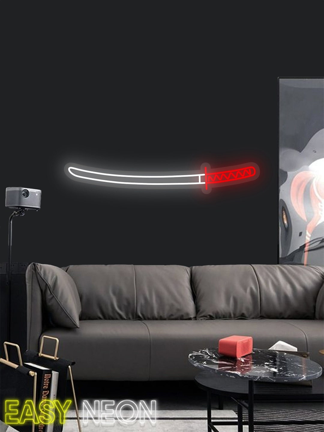 Katana - LED Neon Sign - Etsy