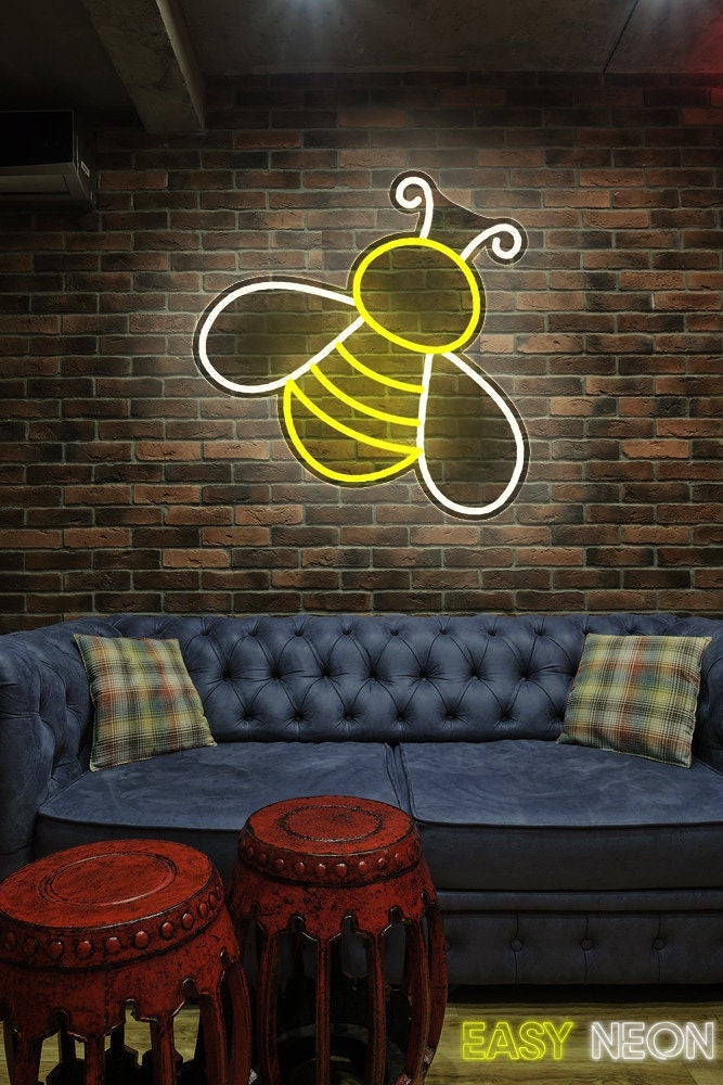 Bee Neon Sign Honey Neon Sign Baby Shower Decor - Etsy