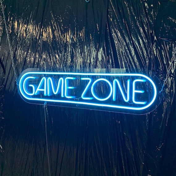 Game Area Led Neon Sign Wall Decor Wall Sign Neon Lights - Etsy
