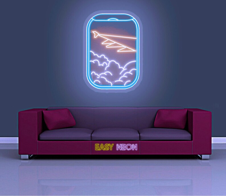 Plane Window View Neon Sign Window Neon Sign/ Neon Sign / LED - Etsy