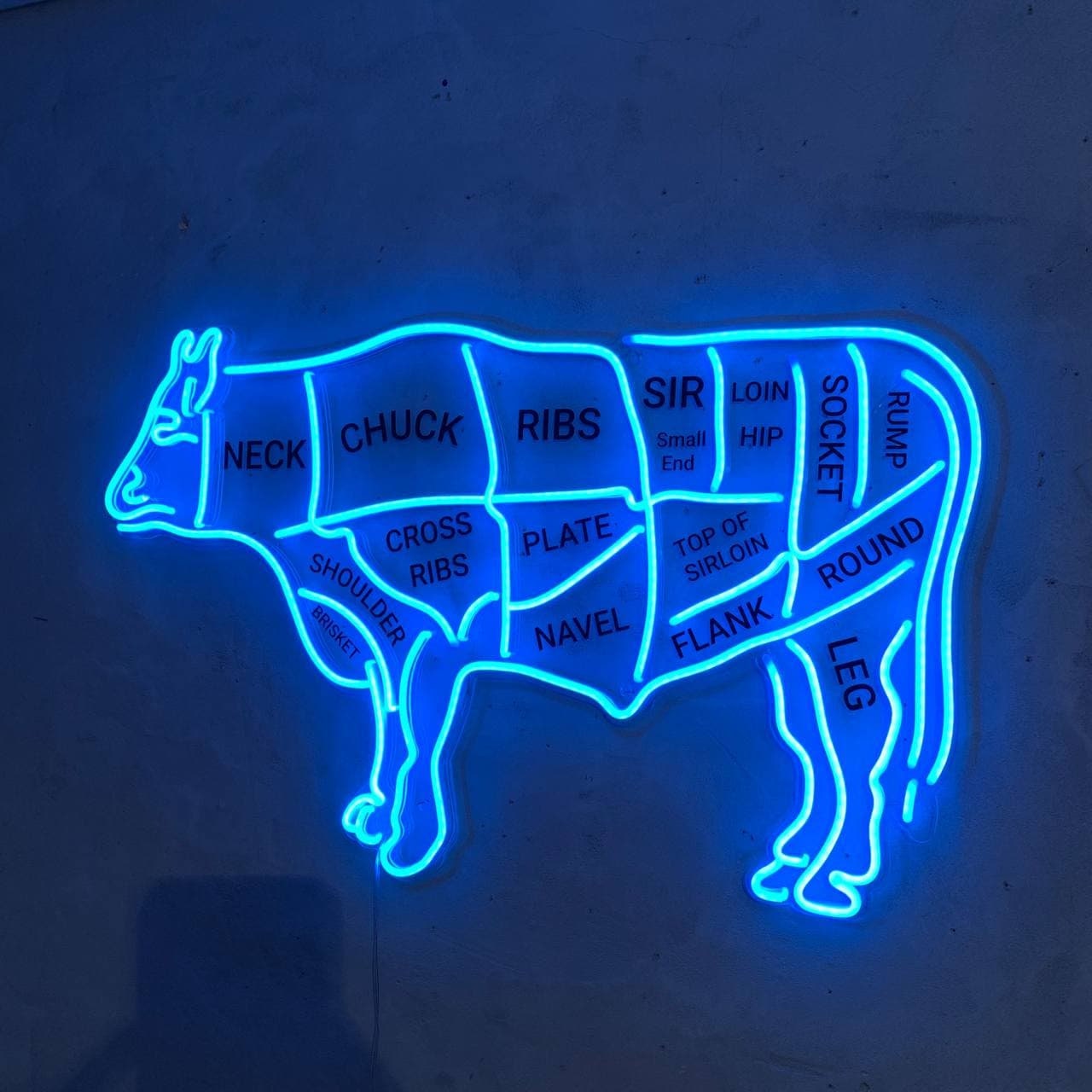 Cow Neon Sign Butcher Sign Neon Light Meat Neon Light Sign - Etsy Canada