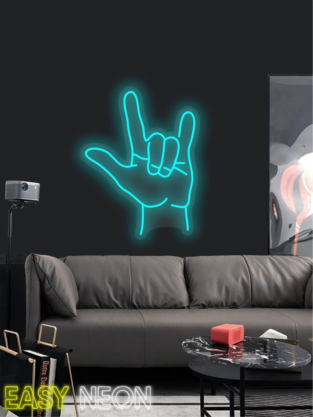 Rock and Roll Neon Sign,rock and Roll Led Sign,rock and Roll Light Sign ...