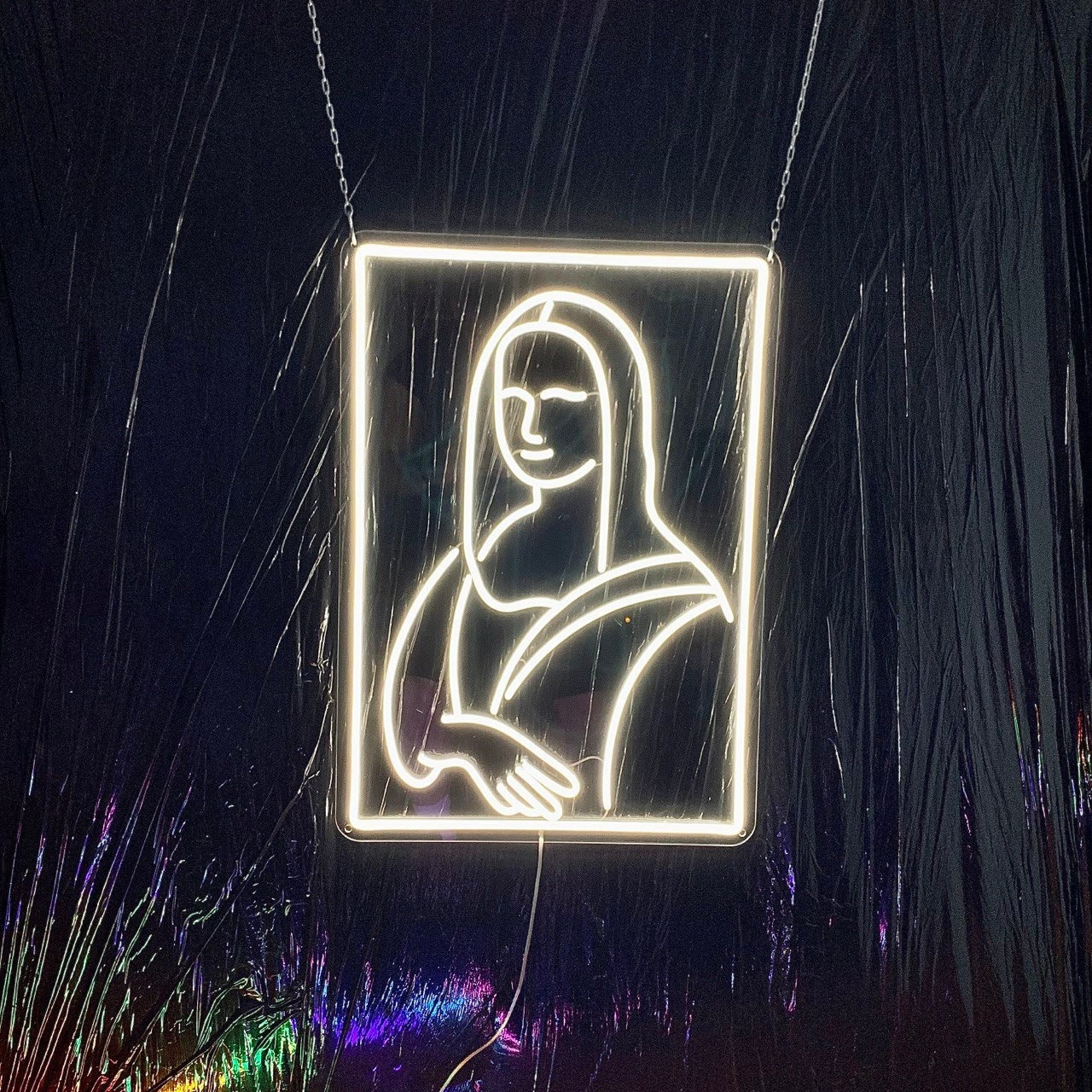Mona Lisa LED Neon Sign Da Vinci Gioconda Portrait Neon - Etsy