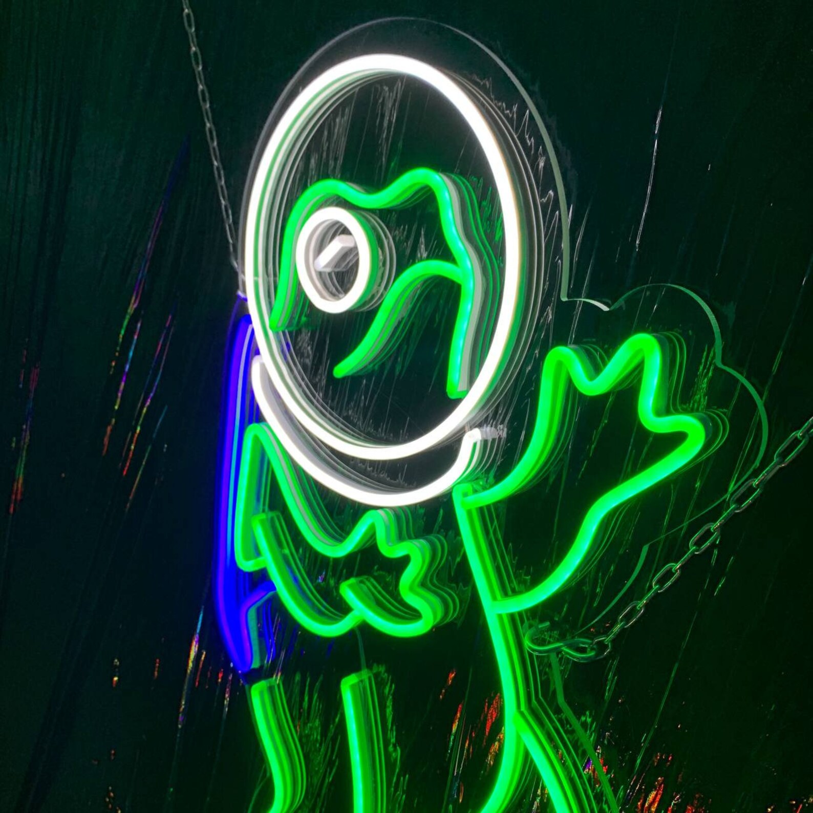Crazy Frog Frog Astronaut LED Neon Sign Custom Neon Neon - Etsy