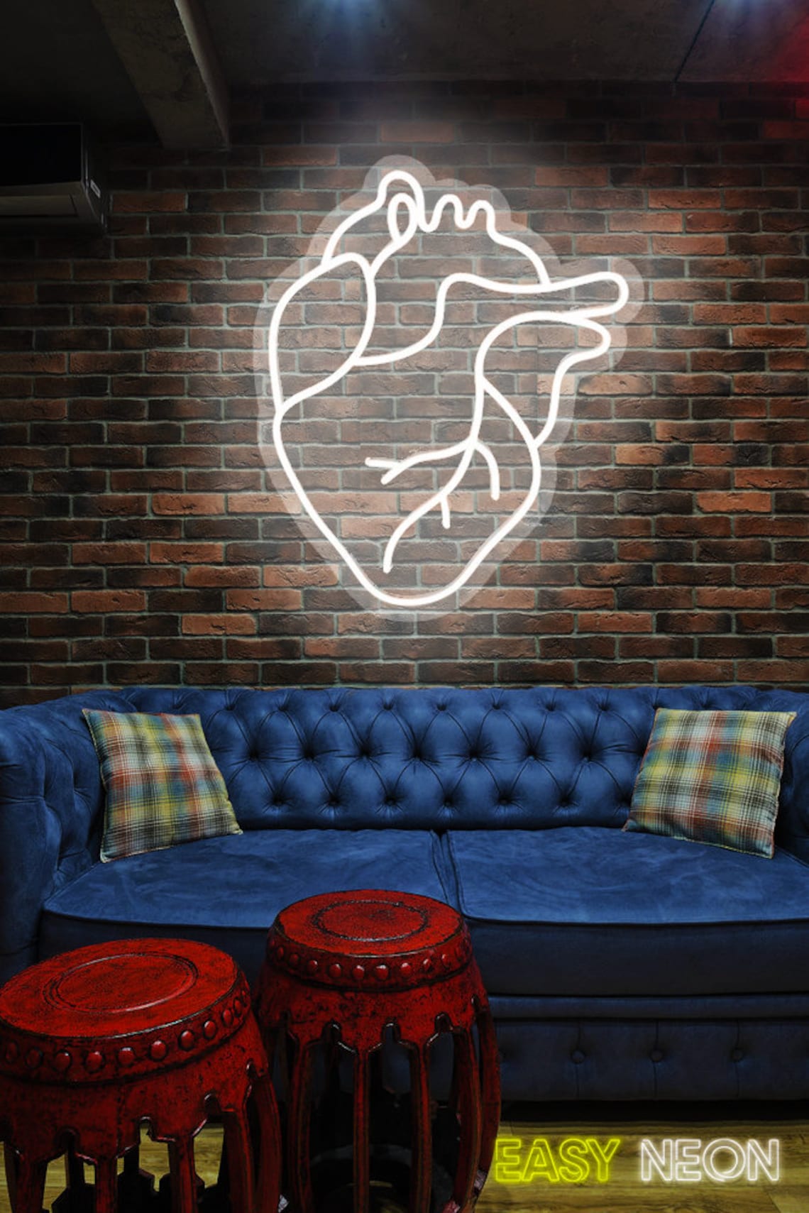 Neon Sign Led Neon Heart Human Heart Neon Sign Neon Sign for - Etsy