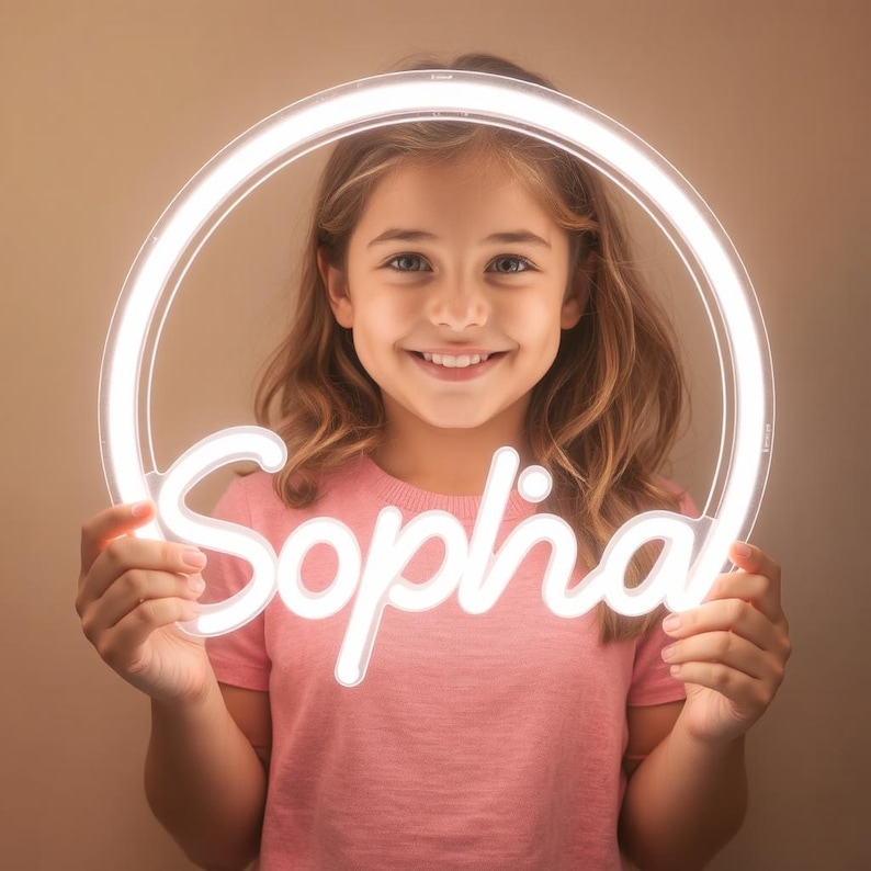 Custom Name Neon Sign LED Wall Light | Personalized Neon Wall Art for ...