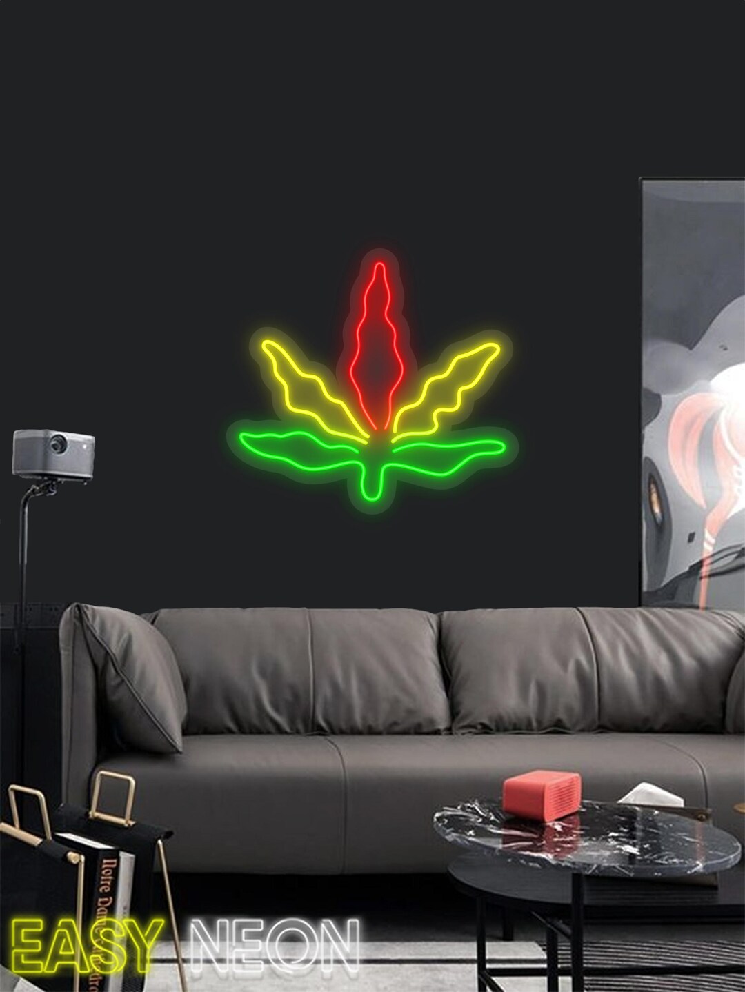 Neon Weed Leaf Marijuana Led Light Pot Leaf Neon Sign - Etsy