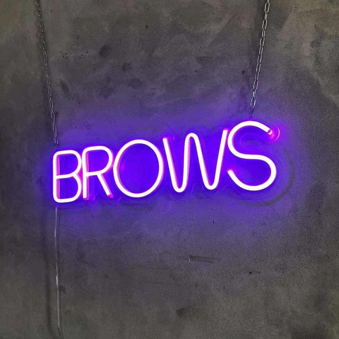 Eyelashes Led Neon Sign, Beauty Salon Sign, Custom Neon Sign, Wall ...