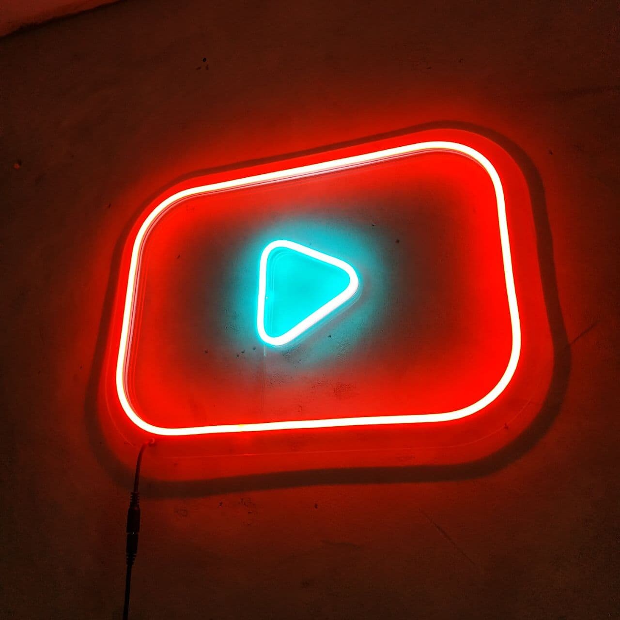 Youtube LED Neon Sign Youtube Wall Decor Youtube Wall - Etsy UK