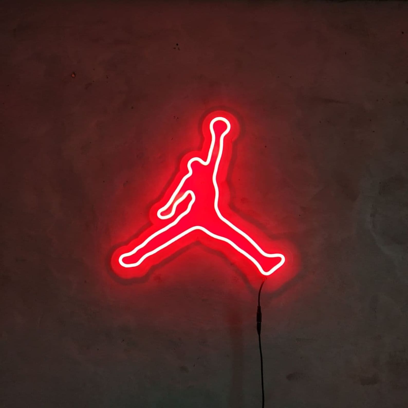 Air Jordan Neon Sign Air Jordan Led Neon Sign Neon Sign | Etsy