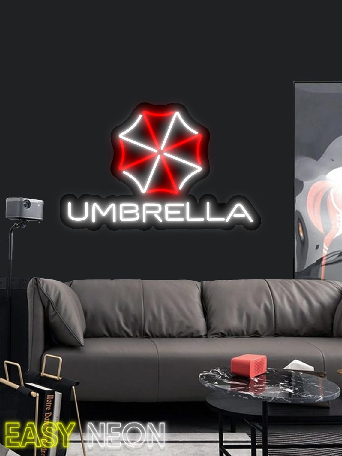 Umbrella Corporation Neon Sign – Resident Evil LED Wall Light for Gamer ...