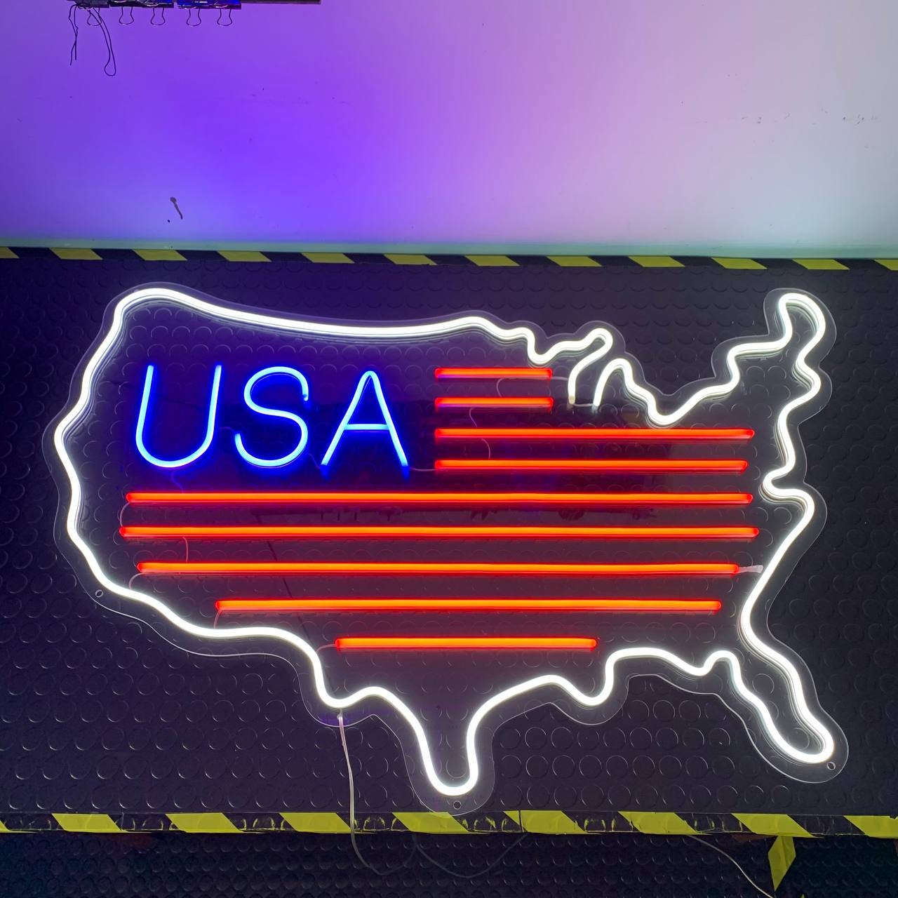 USA Neon Sign. Flag Light up Neon Wall Art Wall Decoration - Etsy