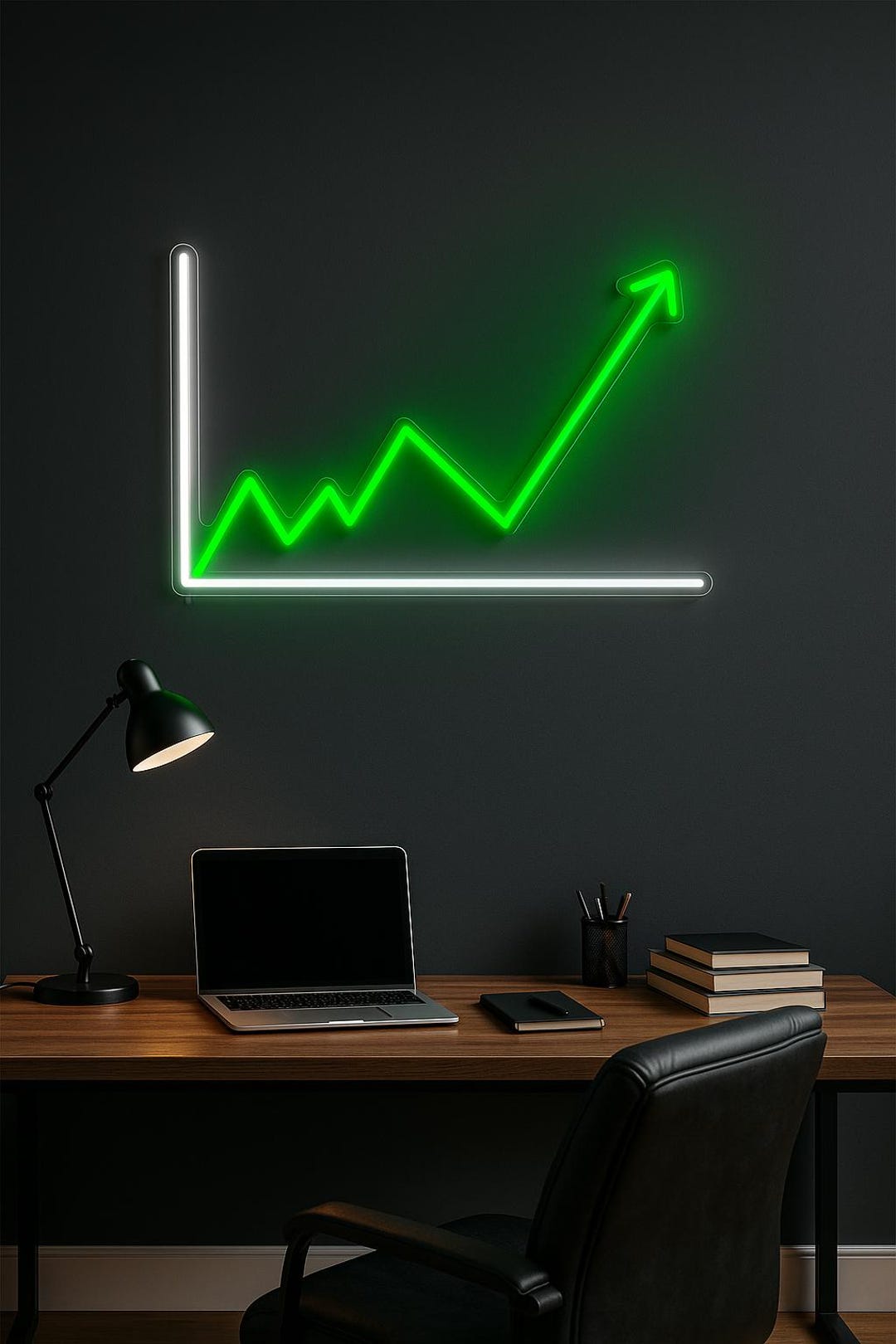 Stock Market Neon Sign LED Wall Light – Finance Office Startup Business ...