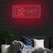 Exit. Enter. Led Neon Sign Navigation Sign Direction Light for Business ...