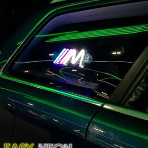 M-power Custom Neon Sign for the Car - Etsy