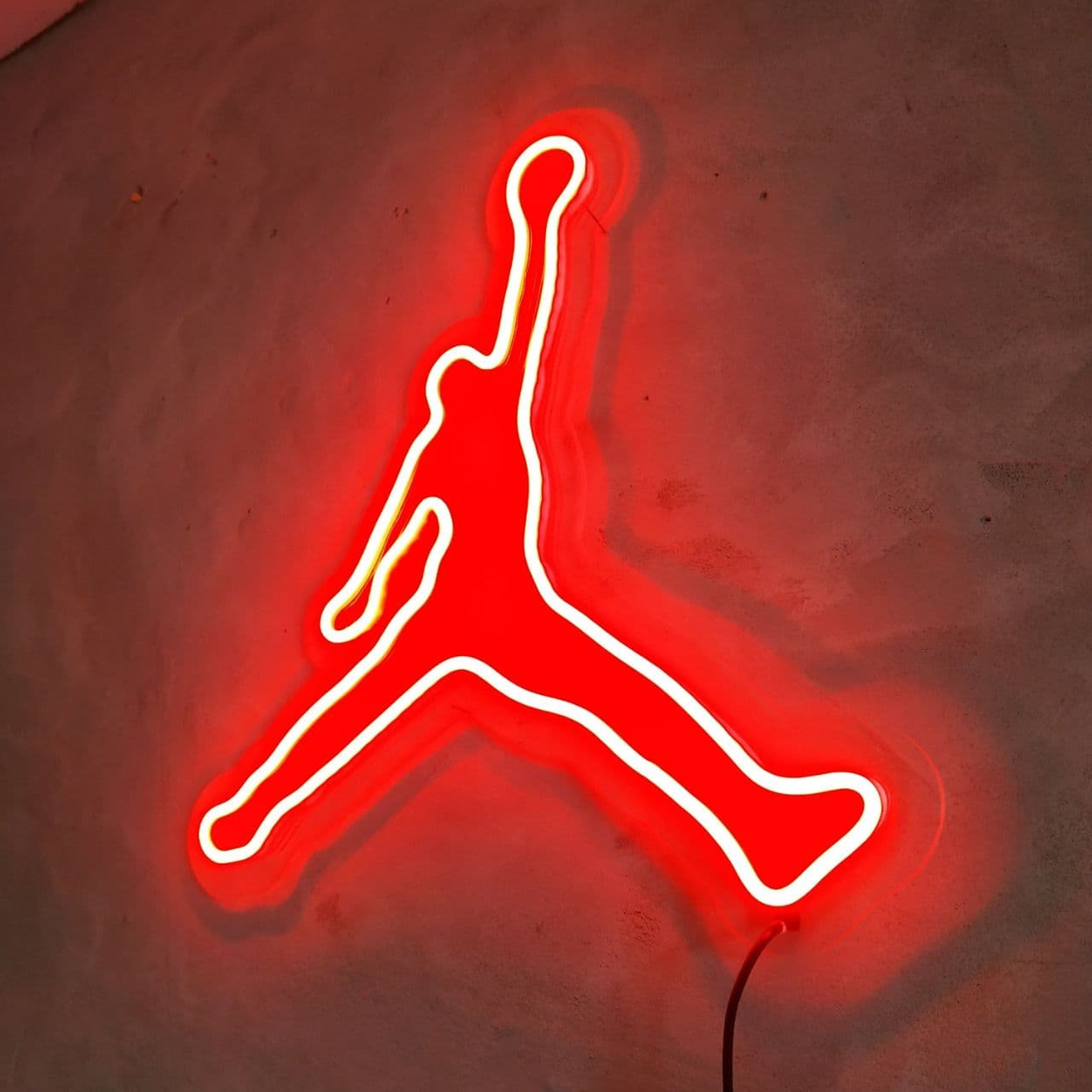 Air Jordan Neon Sign Air Jordan Led Neon Sign Neon Sign | Etsy