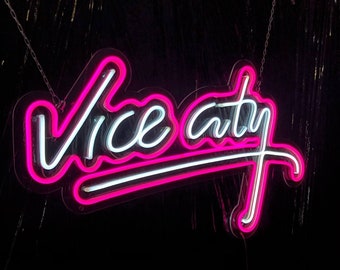 Vice City Neon Sign - Etsy