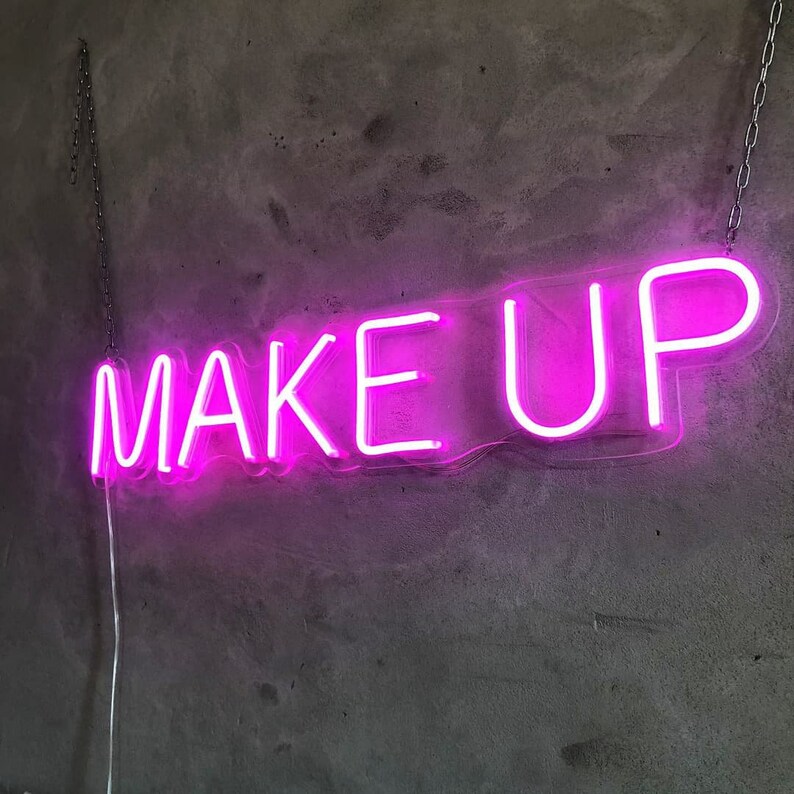 Neon Signs for Beauty Salon Nails Eyebrows Makeup Hair. - Etsy