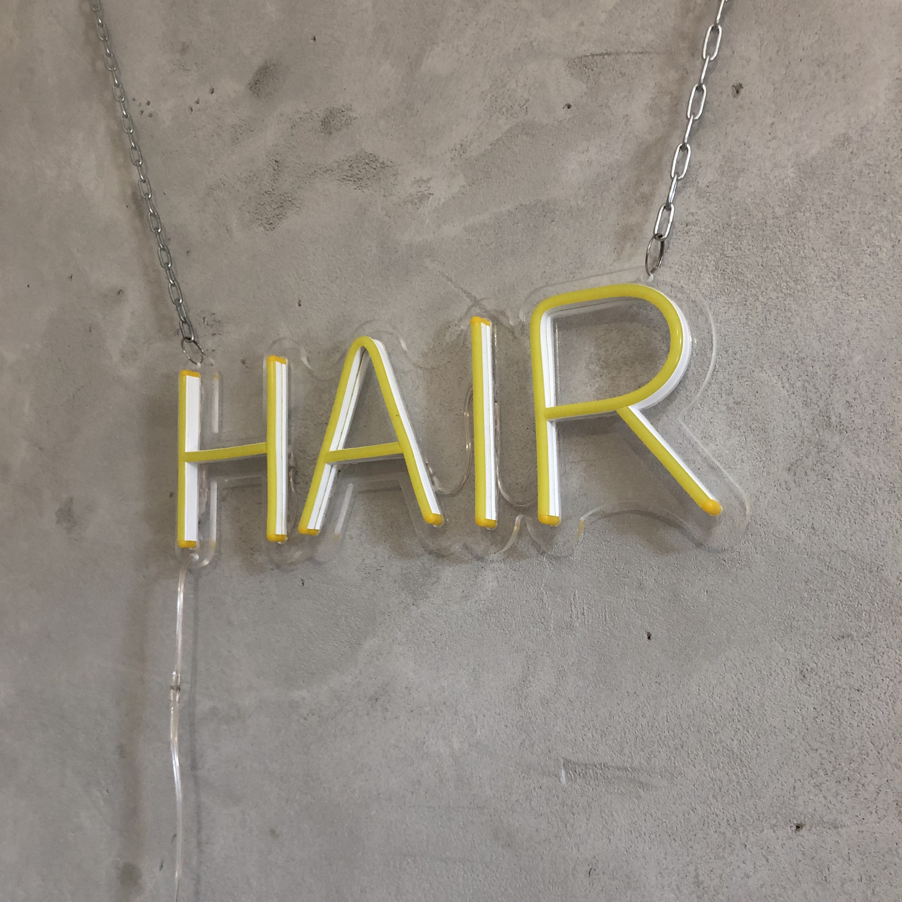 Hair Neon Sign – Barber Shop LED Light, Hair Salon Neon Wall Decor ...