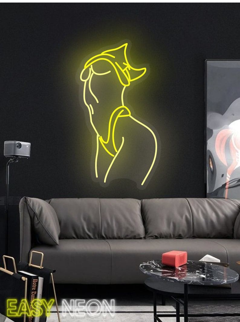 Body Neon Sign Girl Body Neon Sign Woman Neon Sign Lady - Etsy