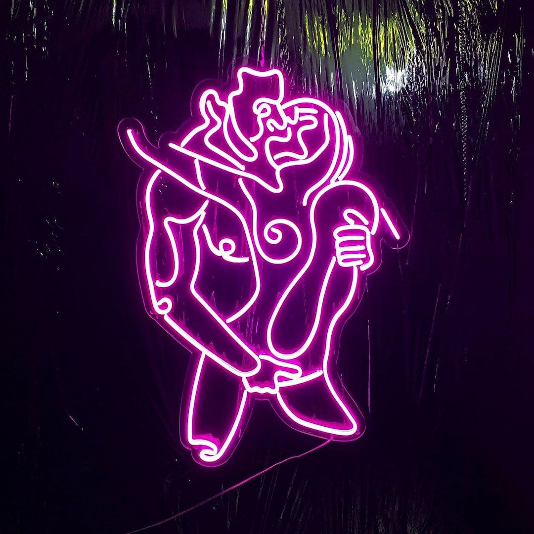 Man And Girl Sexy Neon Sign Custom Led Neon Sign Light Neon Lamp Etsy
