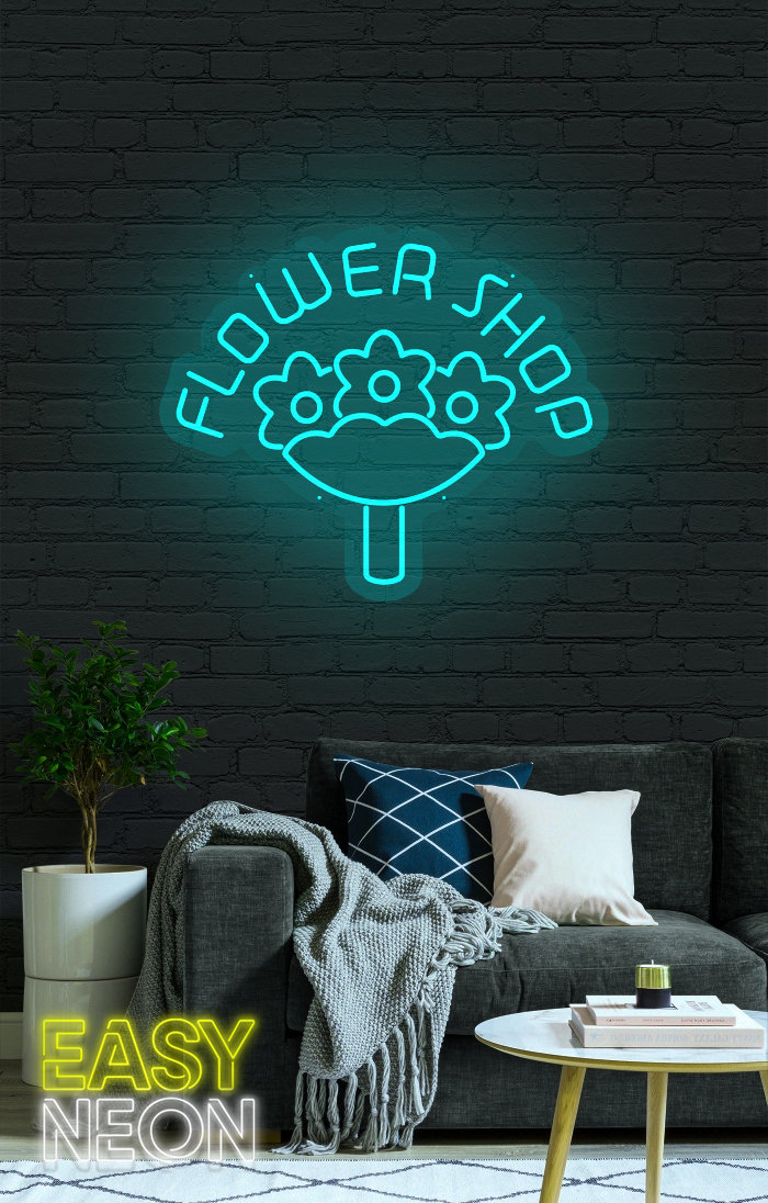 Flower Bar Neon Sign Flower Shop Sign Flower Market Neon - Etsy