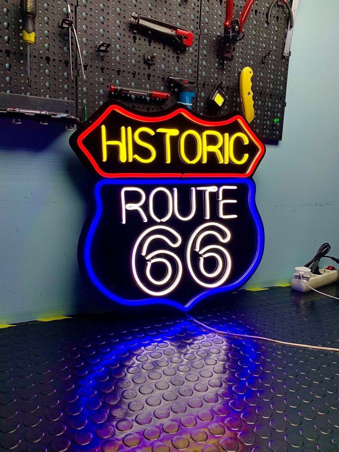 ROUTE 66 BAR Neon Sign. Custom Sign. Neon - Etsy