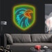 USA Bald Eagle Led Neon Sign, Wall Decor, Wall Sign, Neon Lights - Etsy