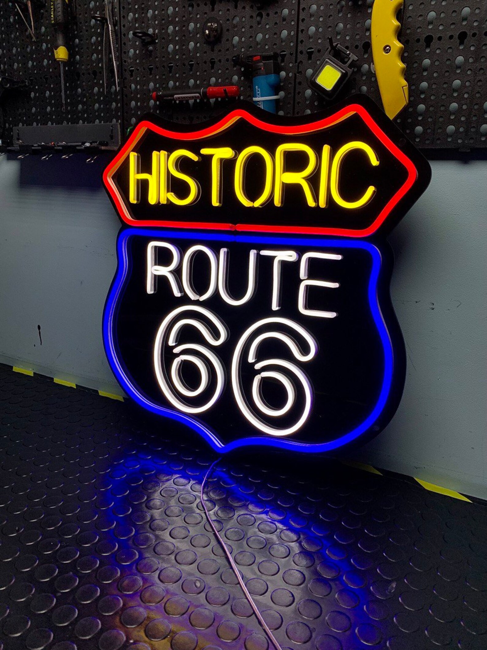 ROUTE 66 BAR Neon Sign. Custom Sign. Neon - Etsy