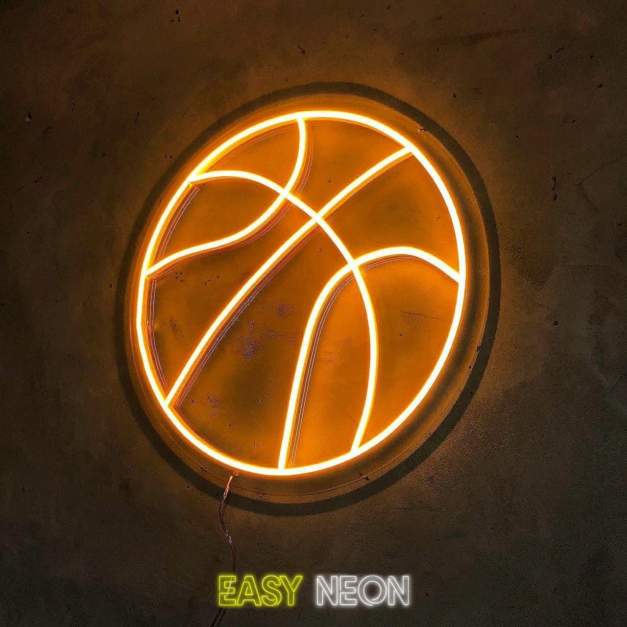 Basketball Neon Sign LED Neon Sign Custom Neon Sign - Etsy