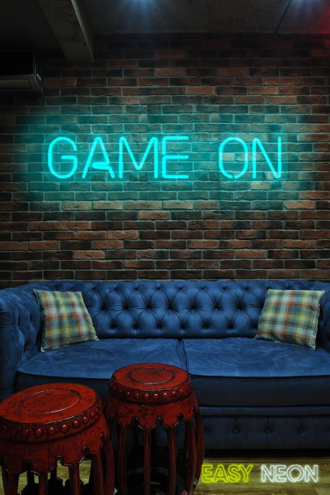 Game on LED Neon Sign Play on Neon Bedroom Neon Sign Led - Etsy