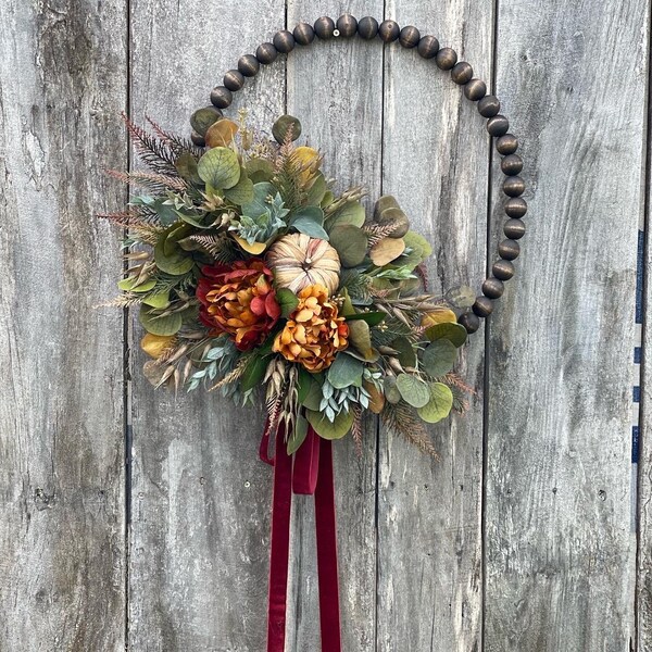 Beaded Wreath - Etsy