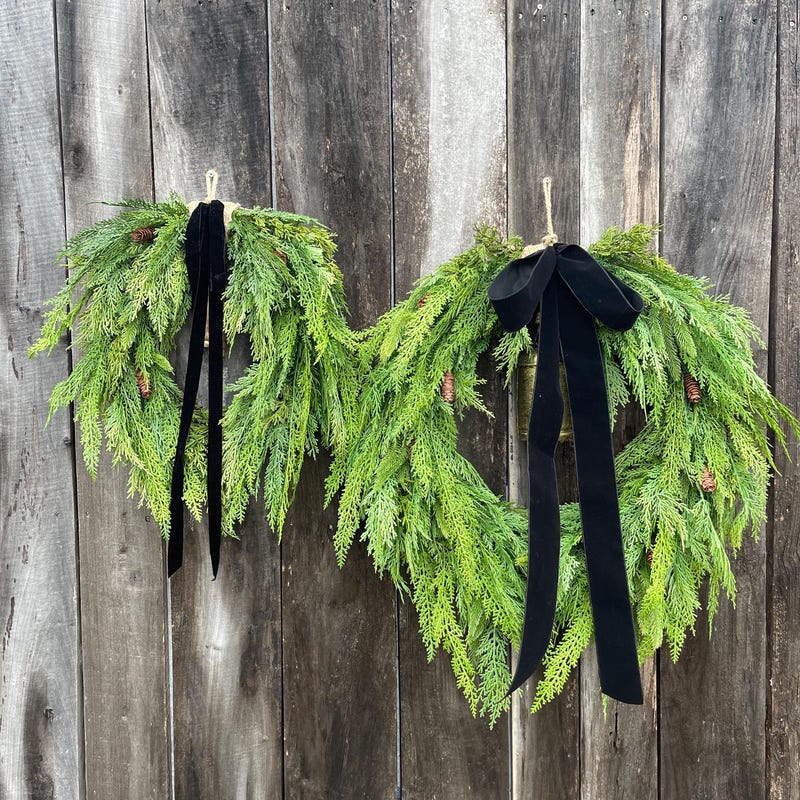 Cedar Wreath - Etsy