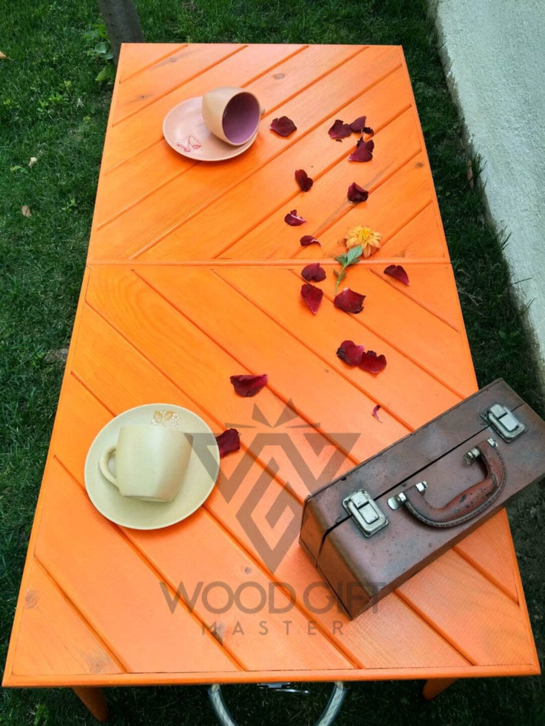 22x44 Inches Wooden Picnic Table, Boho Picnic Table, Car Picnic Table ...