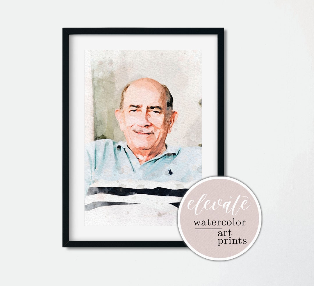 Memorial Portrait for Loved One Personalized Loss of Mother/father ...