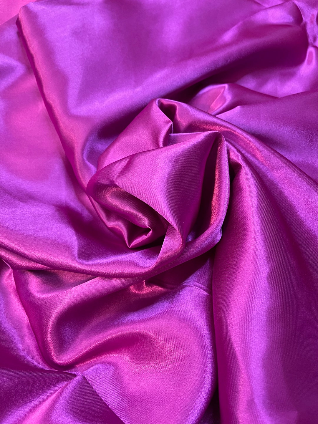 Clearance -magenta Satin Silk Sold by the 1/2 Yard - Etsy