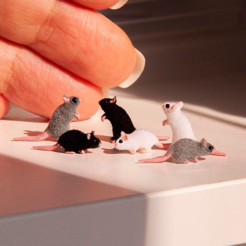 Miniature Mice - Etsy