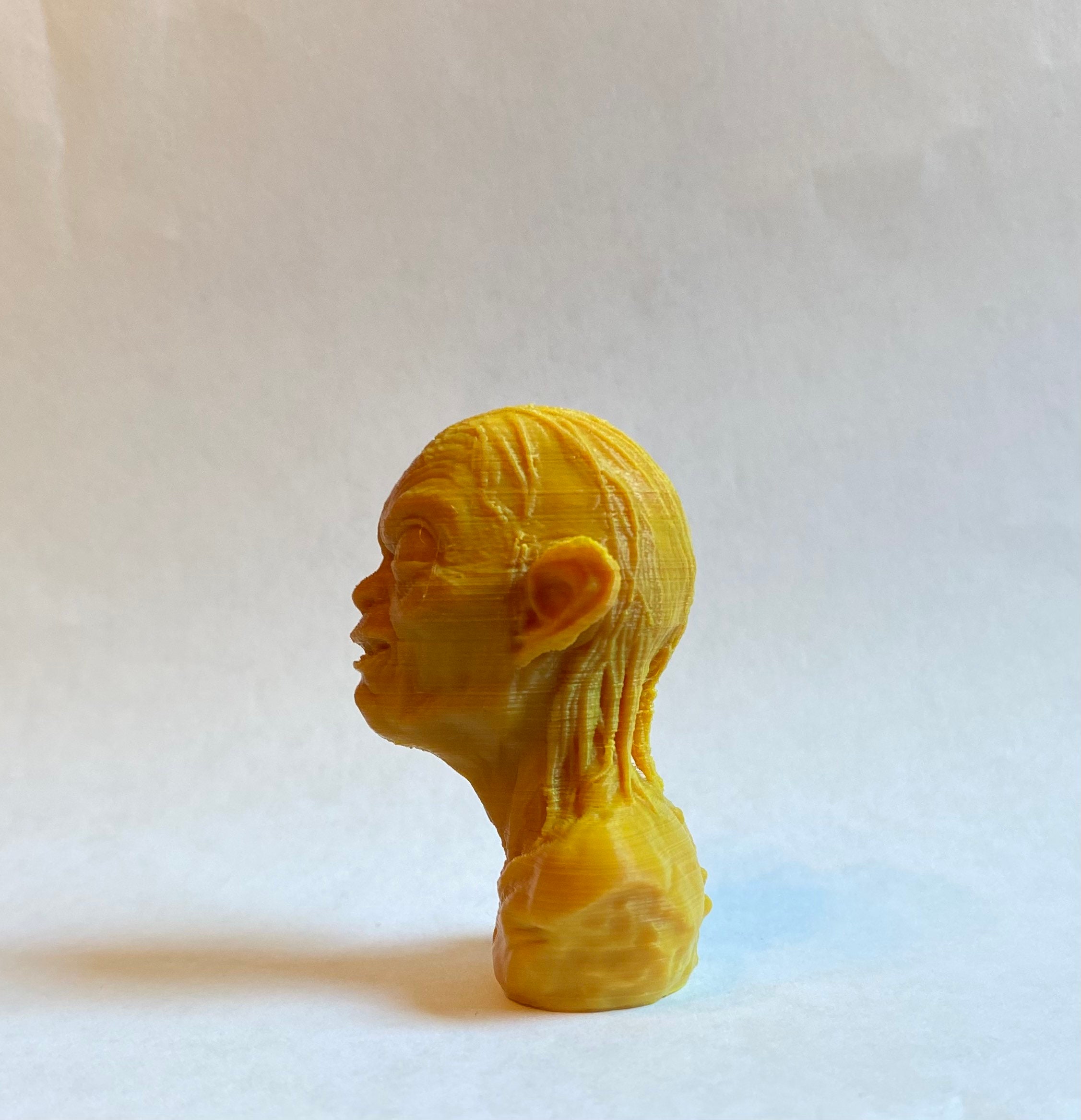 Gollum 3D Printed Pla Filament Bust Fan Art - Etsy