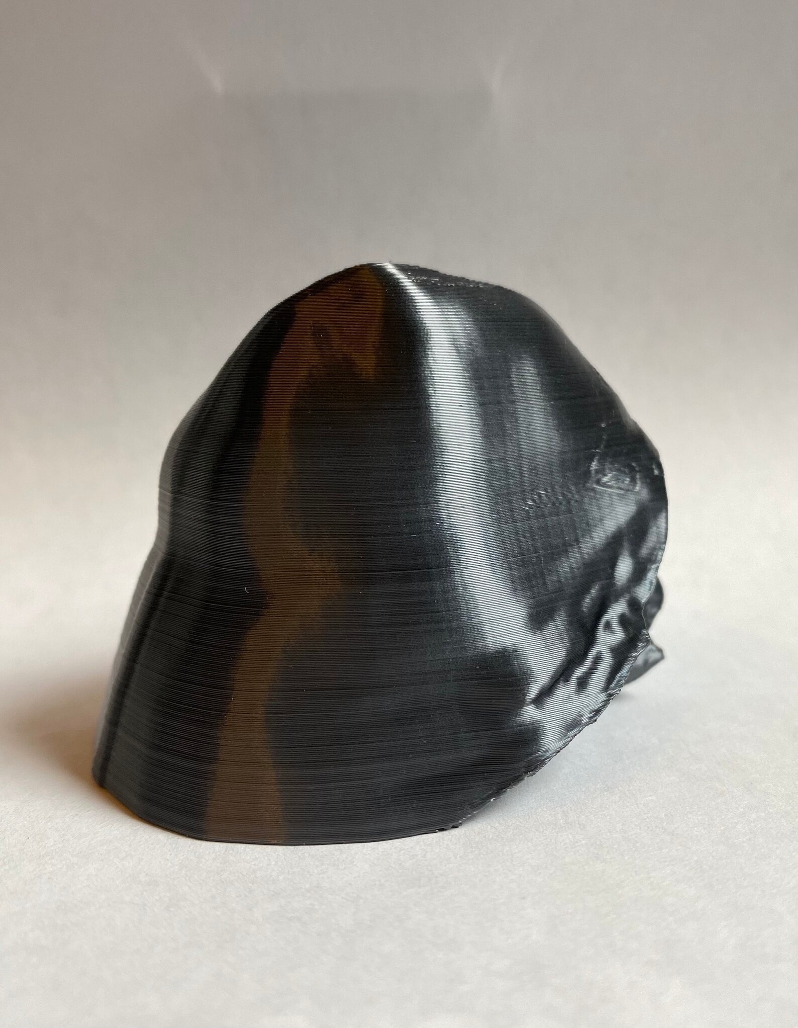 Darth Vader Melted Mask 3D Printed Pla Filament Silk Bust Fan - Etsy