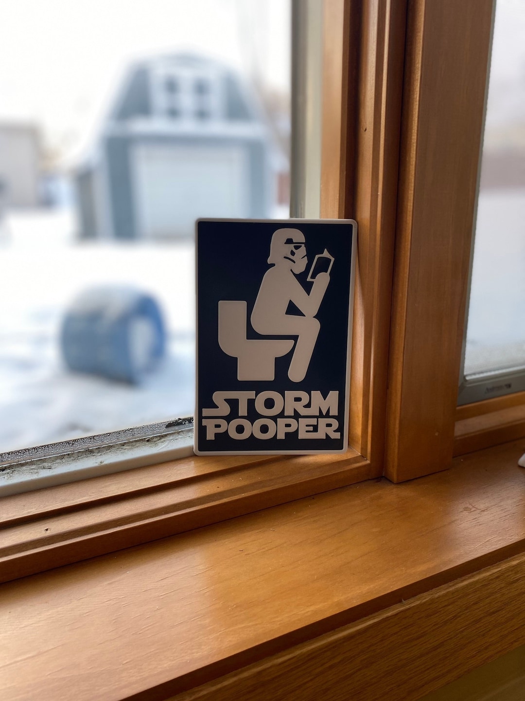 Storm Pooper Star Wars Sign 3D Star Wars Sign Gift for Him Star Wars ...