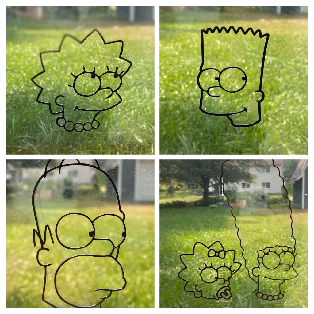 The Simpsons Family Wall Art Simpsons Wall Decorations - Etsy