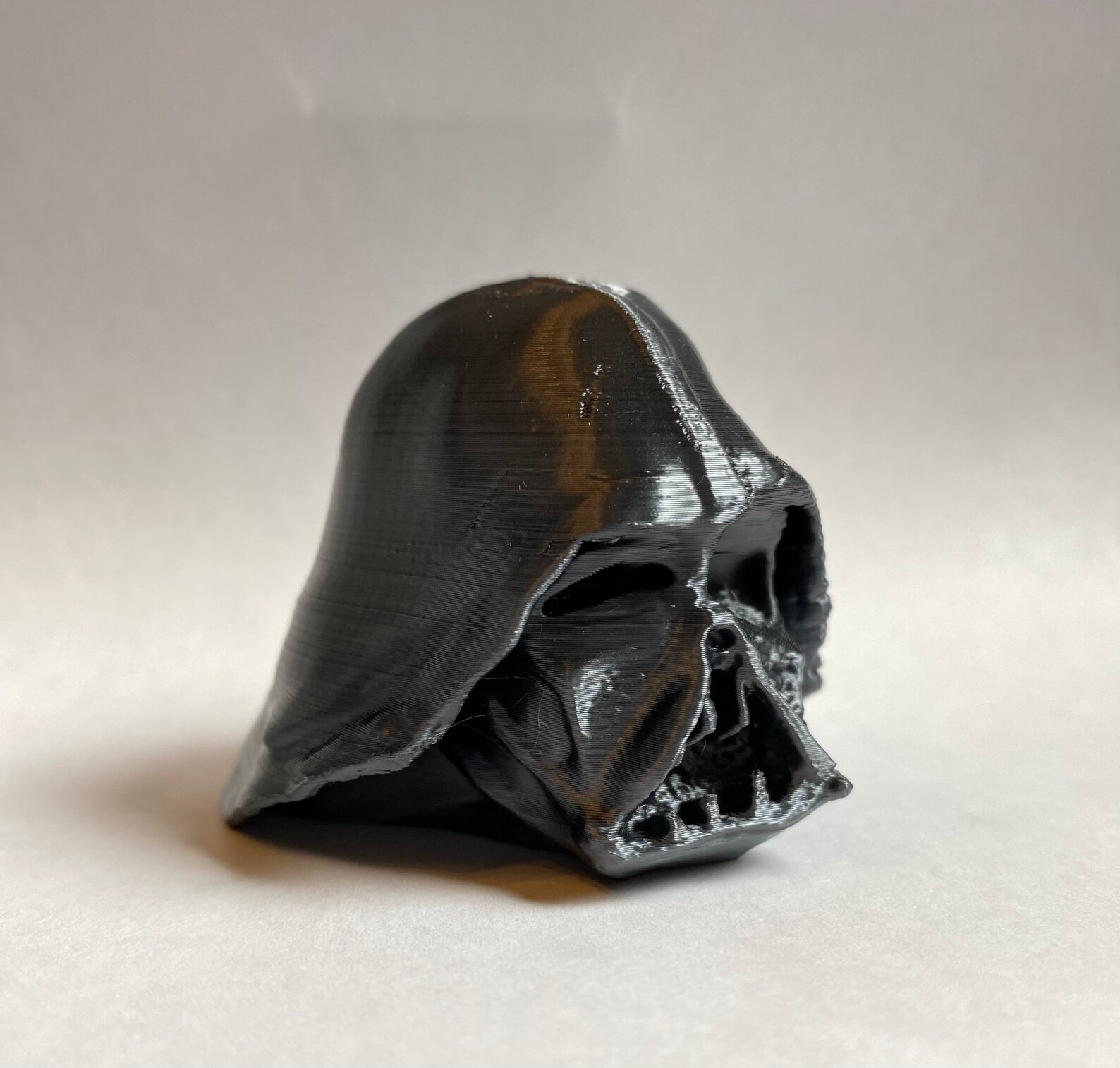 Darth Vader Melted Mask 3D Printed Pla Filament Silk Bust Fan - Etsy
