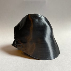 Darth Vader Melted Mask 3D Printed Pla Filament Silk Bust Fan Art - Etsy